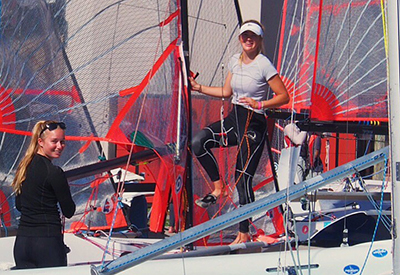Meet our Olympians: 49erFX: Ali ten Hove and Mariah Millen - Canadian ...