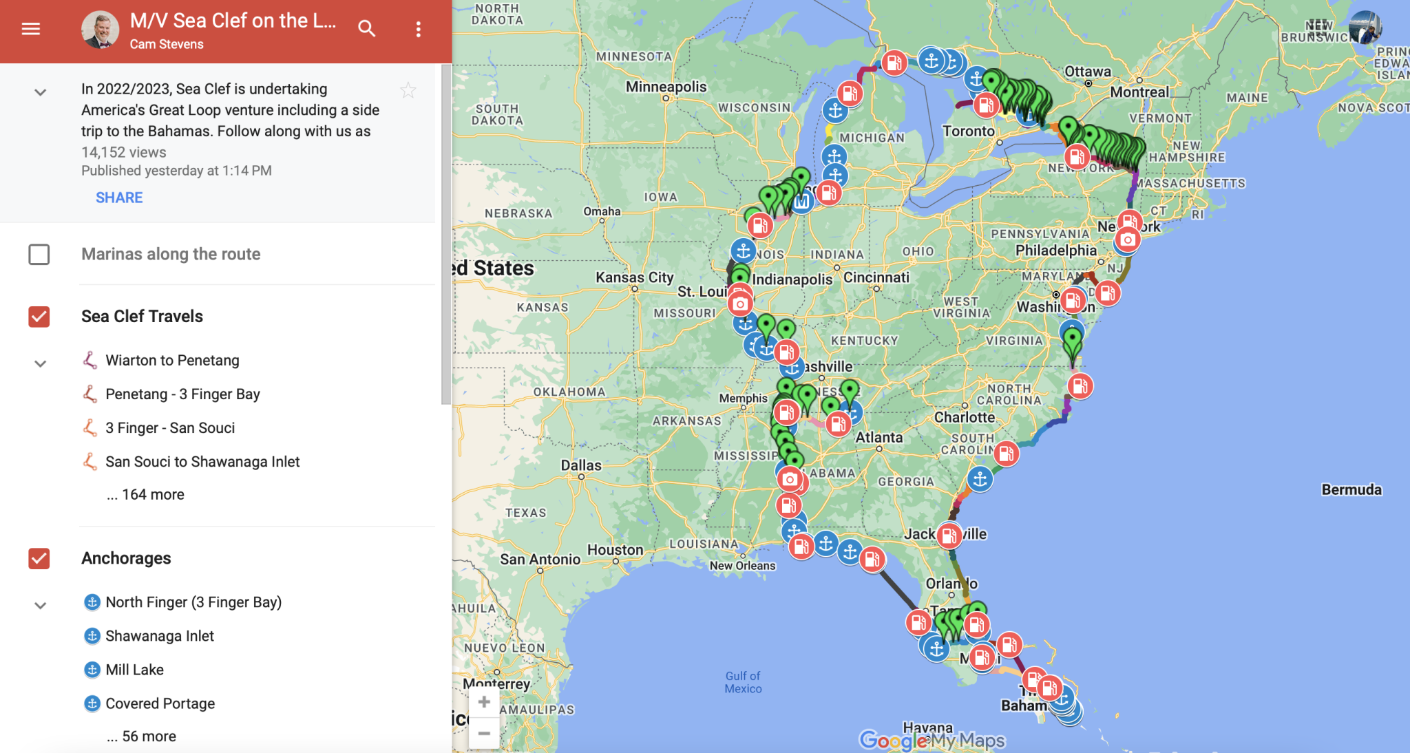 Advice: The Great Loop - Canadian Boating